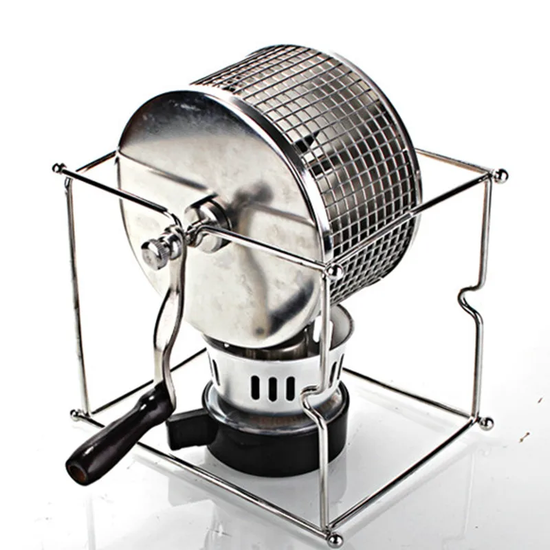 stainless steel mini manual coffee bean roasting machine Small home ...