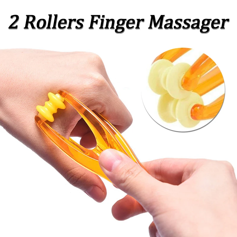 2 Rollers Finger Massager Mini Finger Joints Relaxing Massager Thumb ...