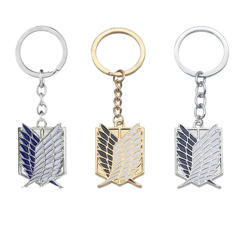 Shingeki No Kyojin Keychain Anime Cosplay Wings Of Liberty Freedom ...