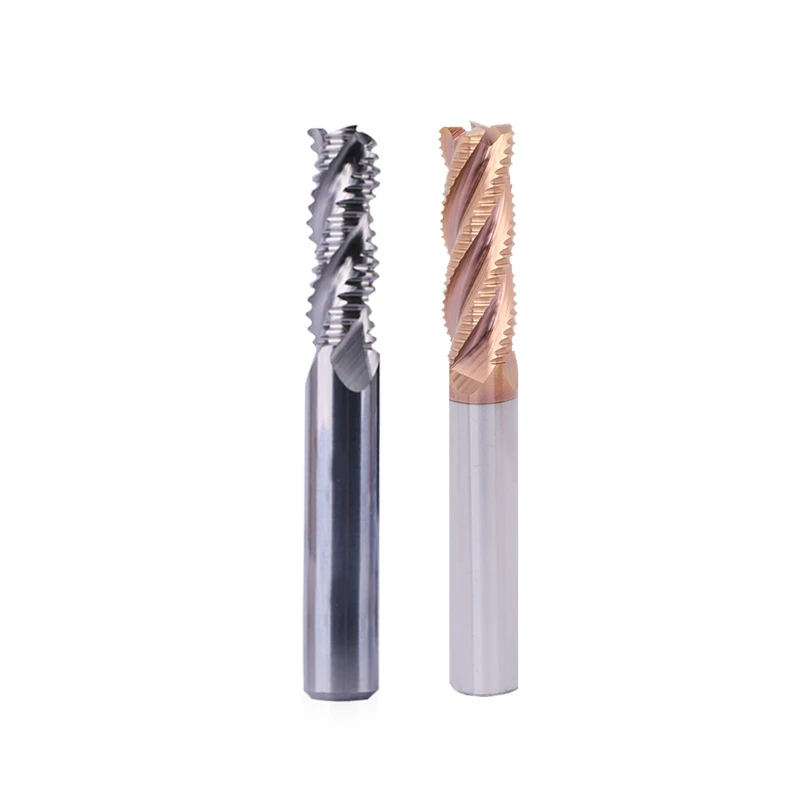 14mm 16mm 20mm 4 flutes HRC55 Roughing End Mills Milling cutters CNC ...