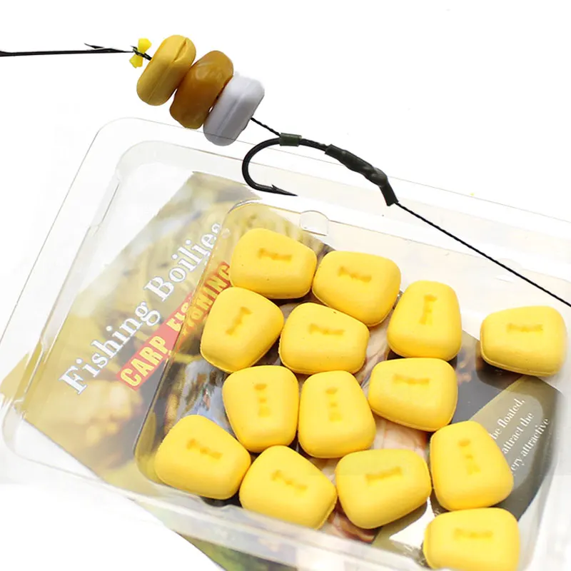 15pcs Carp Fishing Bait Corn Shape Artificial Fake Bait Pop Up Floating ...
