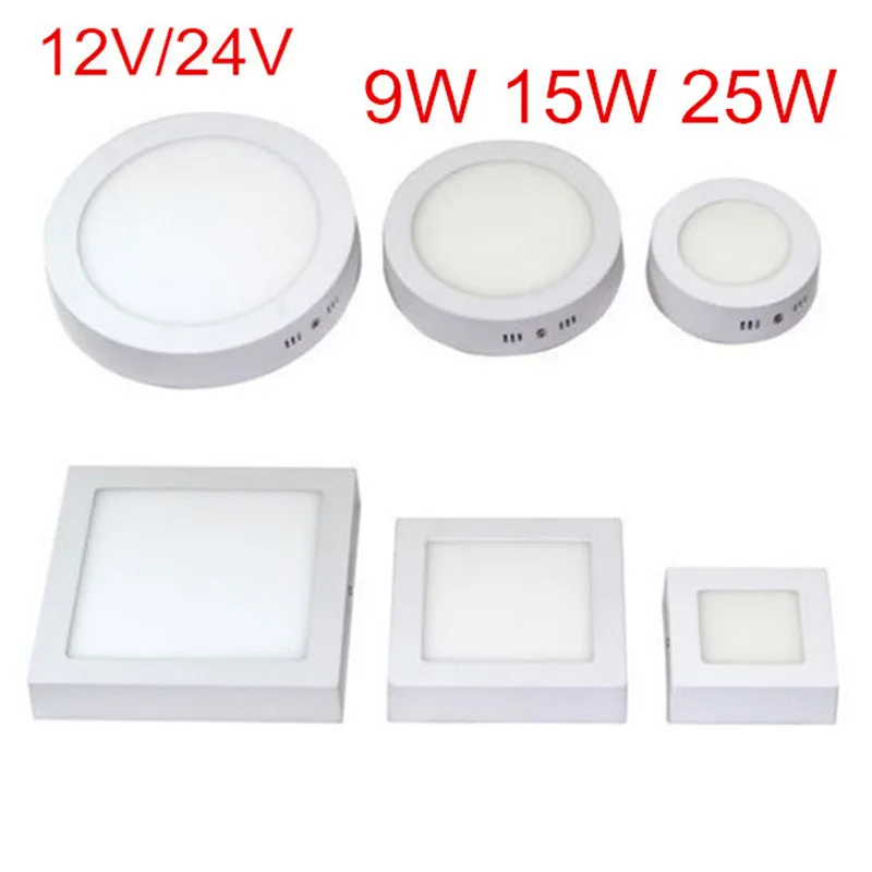 9W/15W/25W Round/Square Led Panel Light Surface Mounted Led ceiling ...