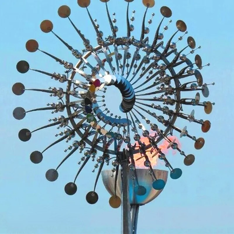 2021-New-Unique-And-Magical-Metal-Windmill-Wind-Spinners-Outdoor-Wind ...