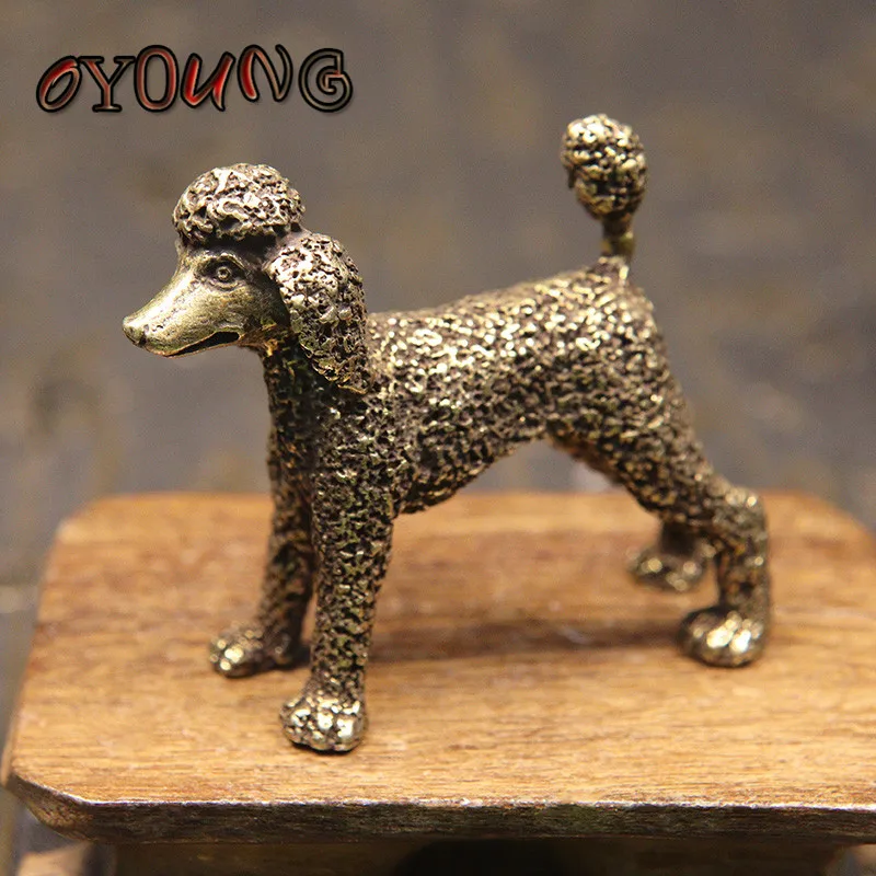 Standing Ceramic Poodles With Rhinestones