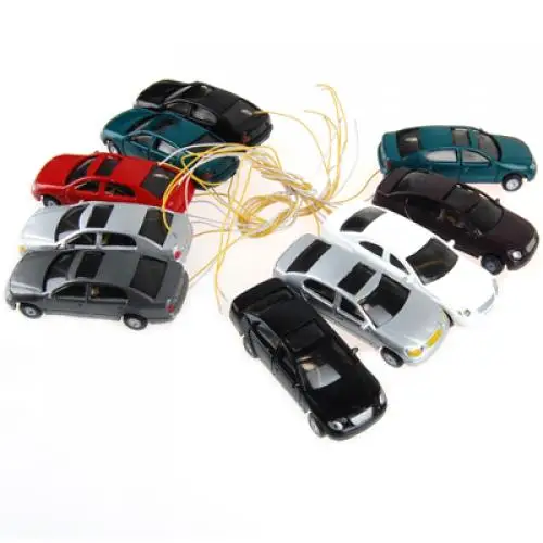 10Pcs-HO-Scale-1-100-Well-Painted-Model-Cars-TRain-Railway-Street ...