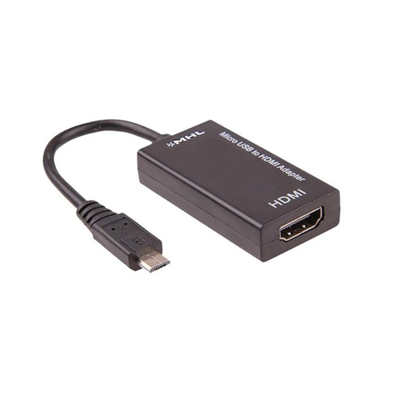 Micro USB 2,0 адаптер MHL к HDMI Кабель-адаптер 1080P HD HDMI аудио ...