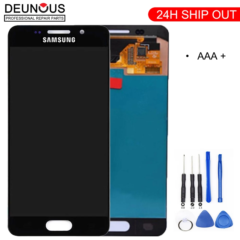 Original 4,7 ''SUPER AMOLED Für SAMSUNG Galaxy A3 2016 A310 A310F A3100 ...