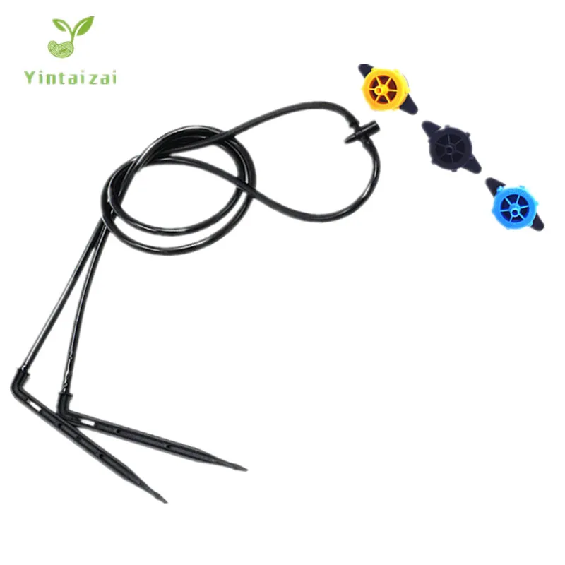 10PCS 2L 4L 8L Dripper Spider Distribution Assembly with 2 Elbow Arrow ...