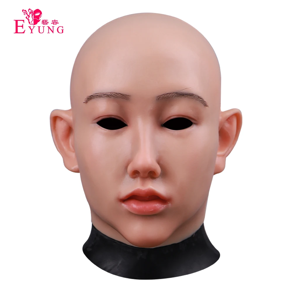 2020 Silicone Head Mask Fake Face Mask Handmade For Cosplay Cossdresser ...