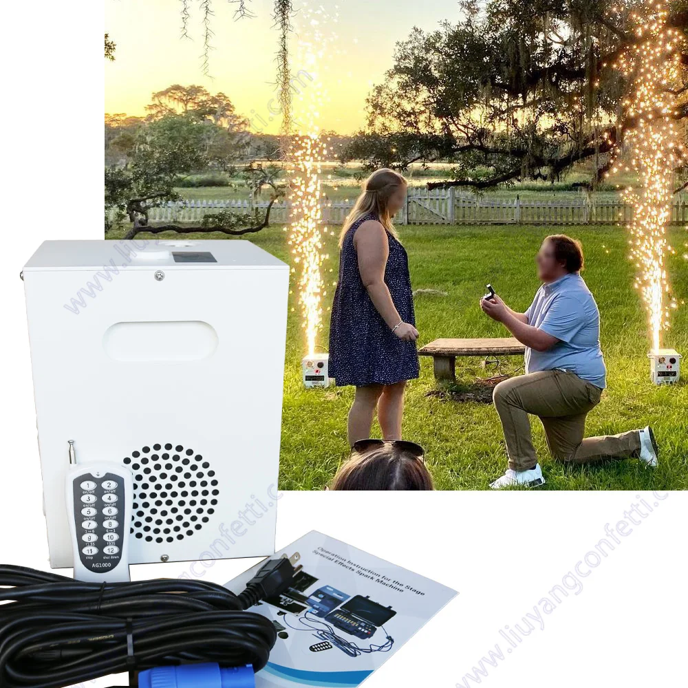 Wedding-Firework-Spark-Fountain-Indoor-Stage-Projector-Party-Electric ...