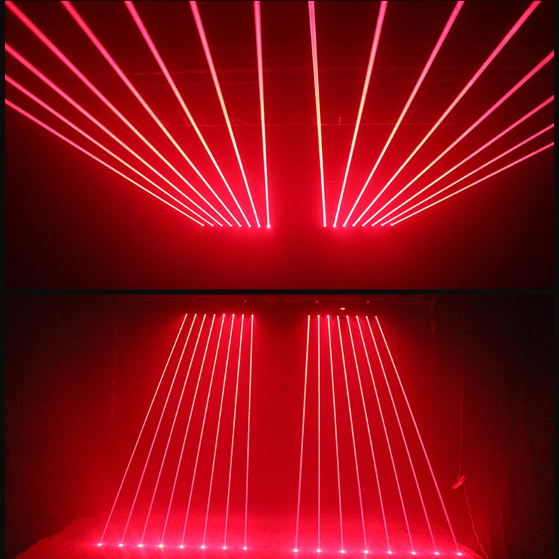 Red Laser Light Background