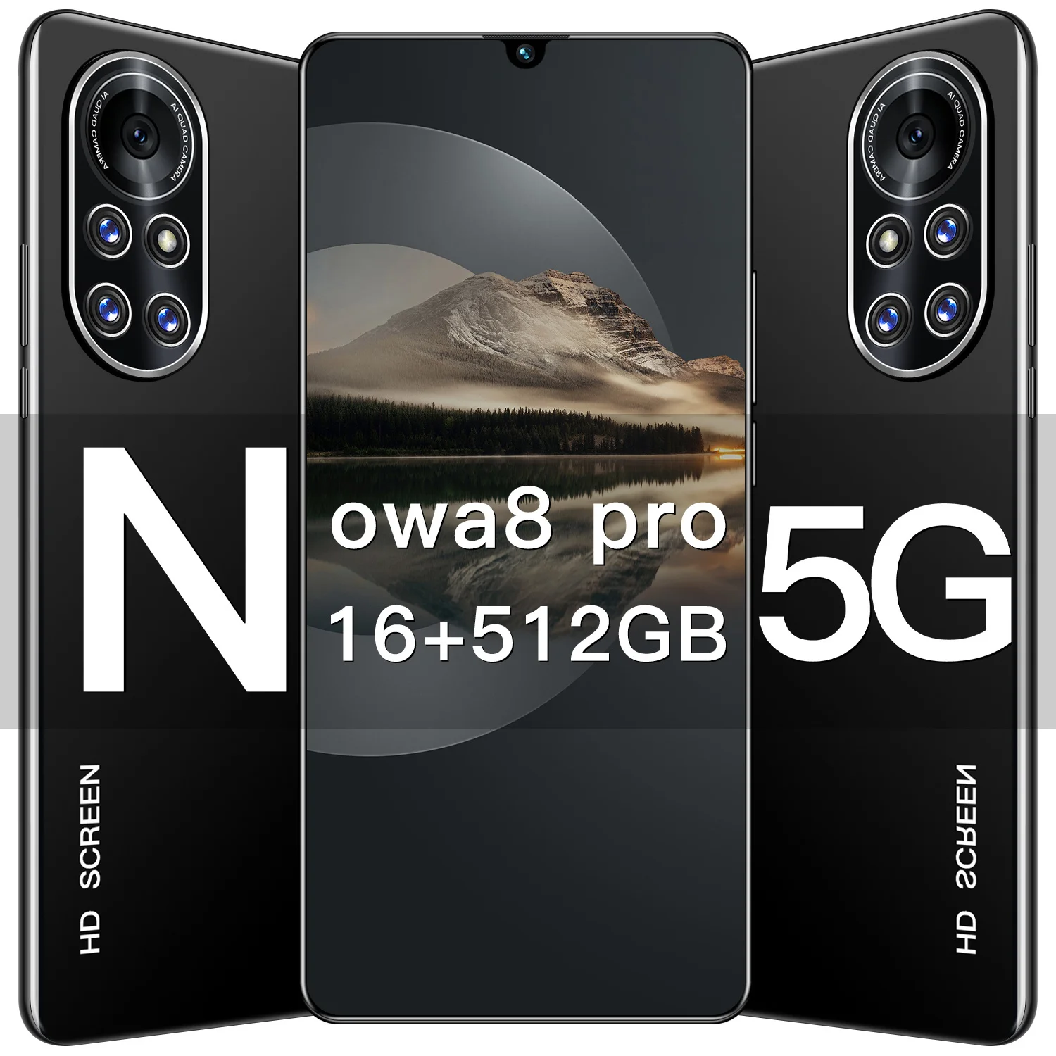 Nowa teléfono inteligente 8 Pro versión Global, smartphone con Android ...