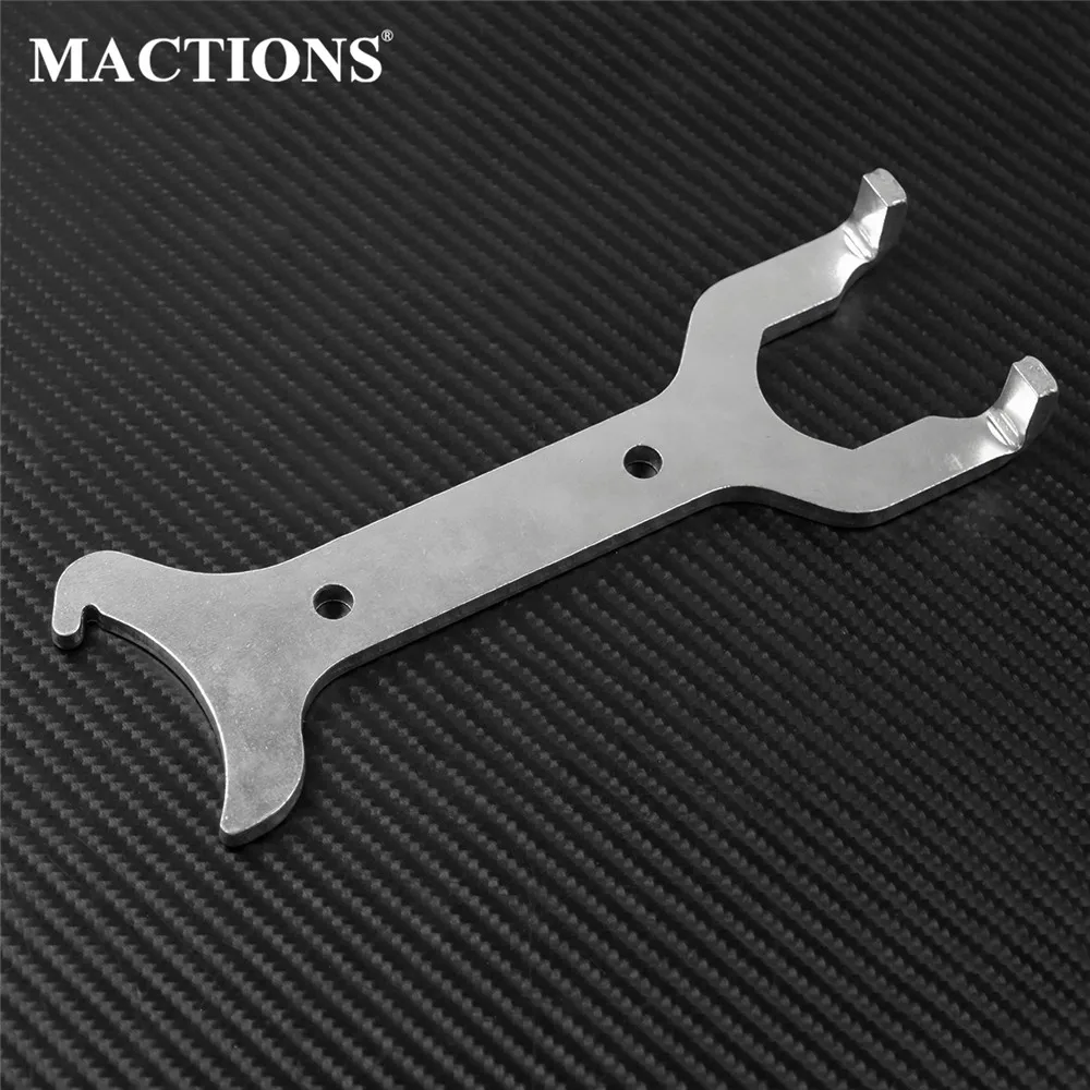 Motorcycle Chrome Adjustment Spanner Rear Shock Absorbers Wrench Tool ...