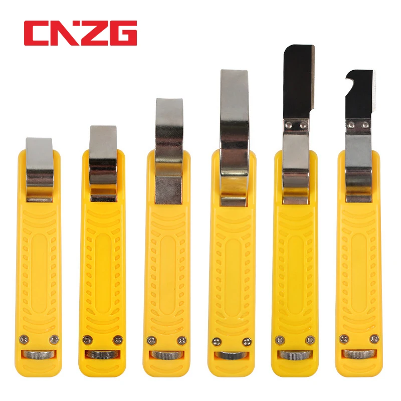 Cable Stripping Wires And Removing Insulation Layer Strip Skinning ...