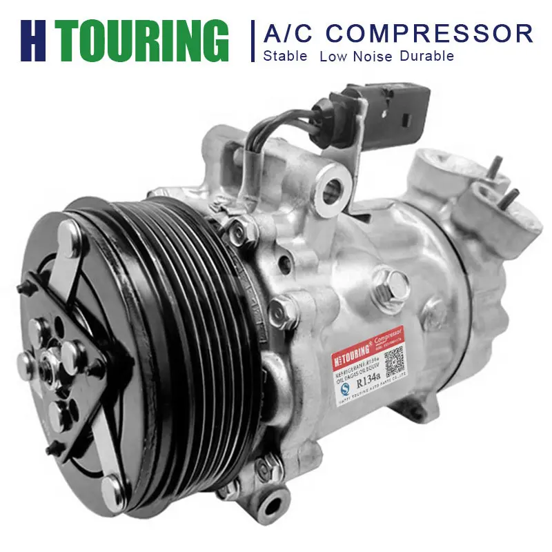 Compresor de CA SD6V12 para coche, accesorio para Audi VW FOX GOL G4 ...