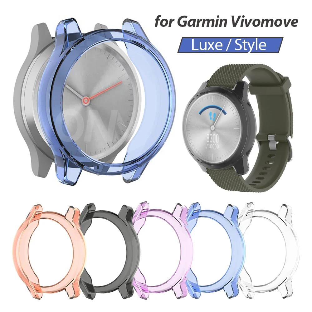 Protective-case-for-Garmin-Vivomove-Luxe-High-Quality-TPU-cover-slim ...
