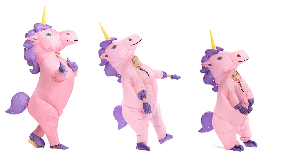Inflatable Pony Unicorn Halloween Costume - KawaiiMerch.com