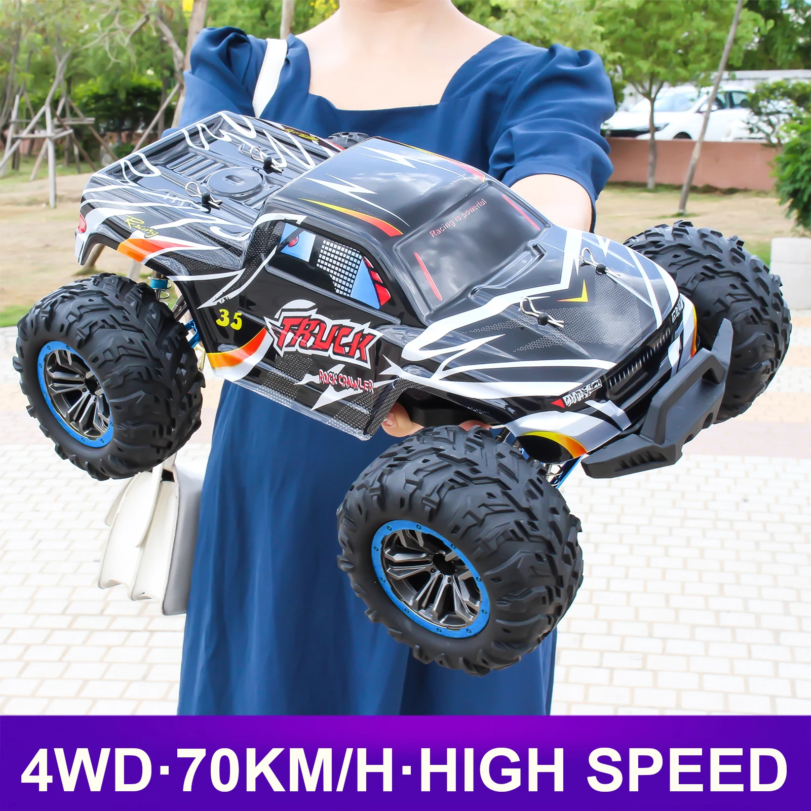 XLF F19A 1/10 RC 자동차, 2.4GHz 4WD 브러시리스 오프로드 자동차, 고속 RC 레이싱 카, 어린이 성인용 원격 제어 자동차|RC 카| - AliExpress