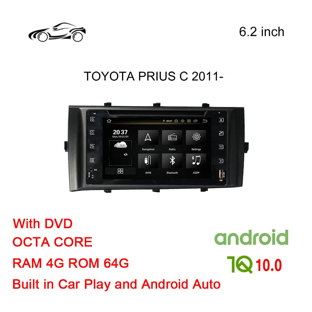 PRIUS C GPS RADIO DVD ANDROID CAR GPS FOR TOYOTA PRIUS C 2011 2012 CAR ...
