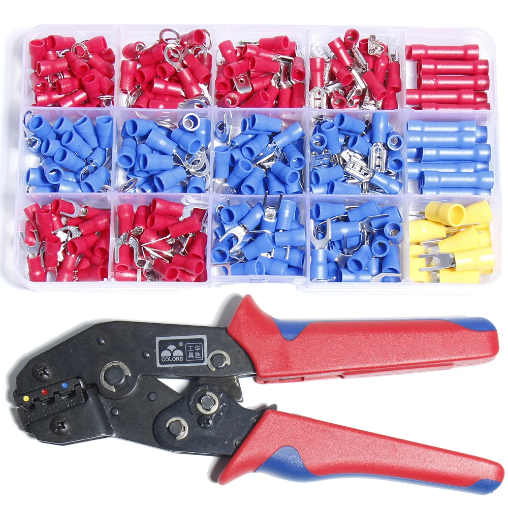 mini hand Crimping Tool 0.25-2.5mm² Crimper pliers Cable Lugs ...