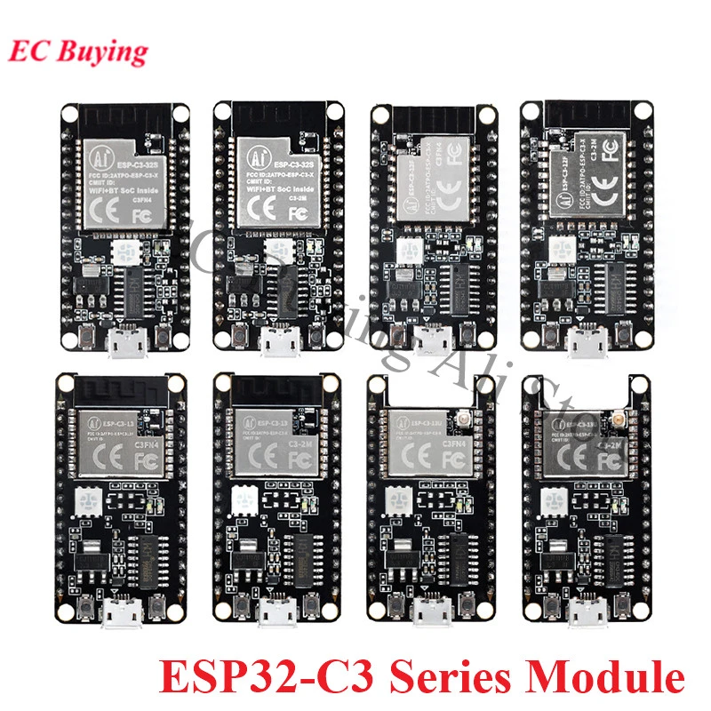 Esp32-c3 Esp-c3 Esp C3 C3s 12f 13 13u 01m 32s Mini Wifi+ Ble 5.0 Esp32 Module Development Board ...