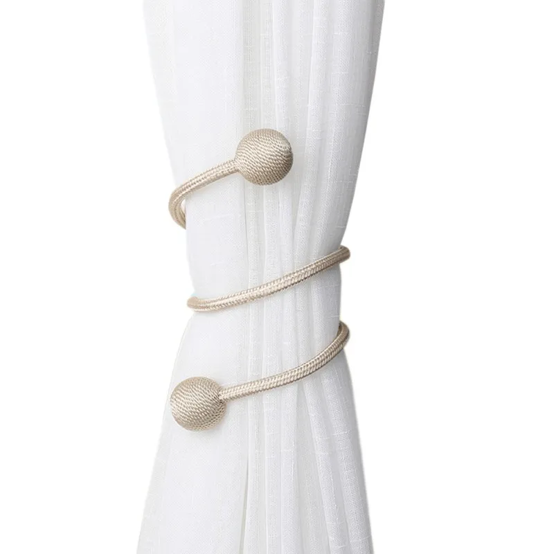 2 шт. магнитные Шторы Tieback подвесные ремни веревки креативная шторка ...