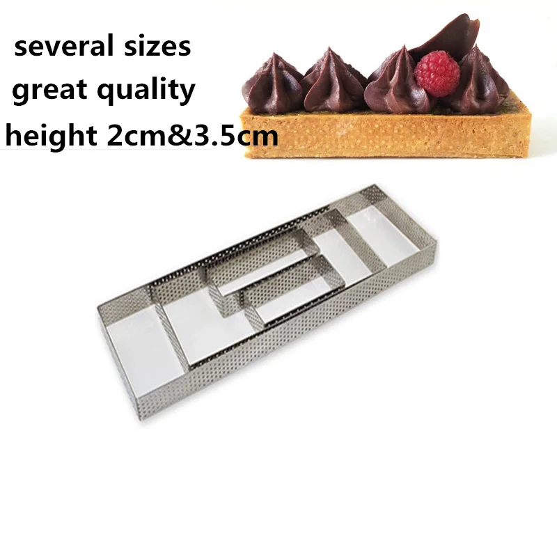 fruit pie circle Rectangular shape stainless steel 304 perforated tart ...