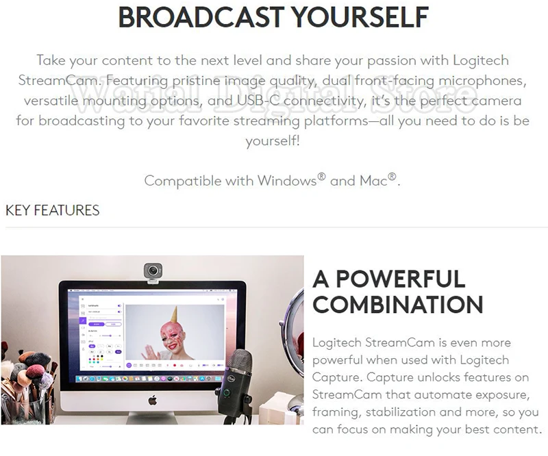 Logitech Streaming Webcam Full 1080p HD – League of Legends Fan Store