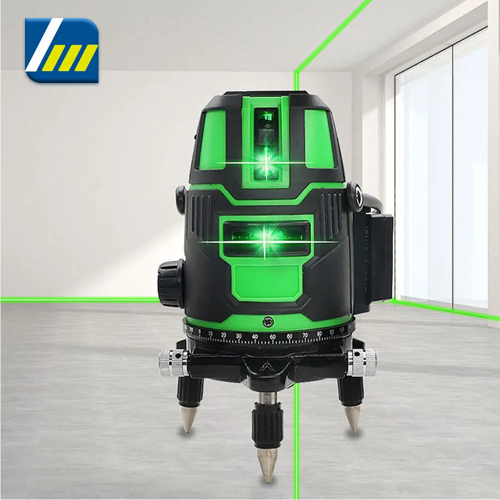 2 3 5 Green Cross Lines Laser Level Machine Self-leveling 360 Rotatable ...
