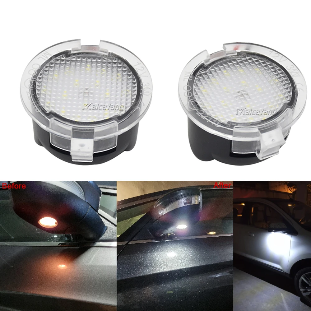 Error-Free-Car-LED-Side-Mirror-Puddle-Light-For-Ford-Mondeo-MK5-Galaxy ...