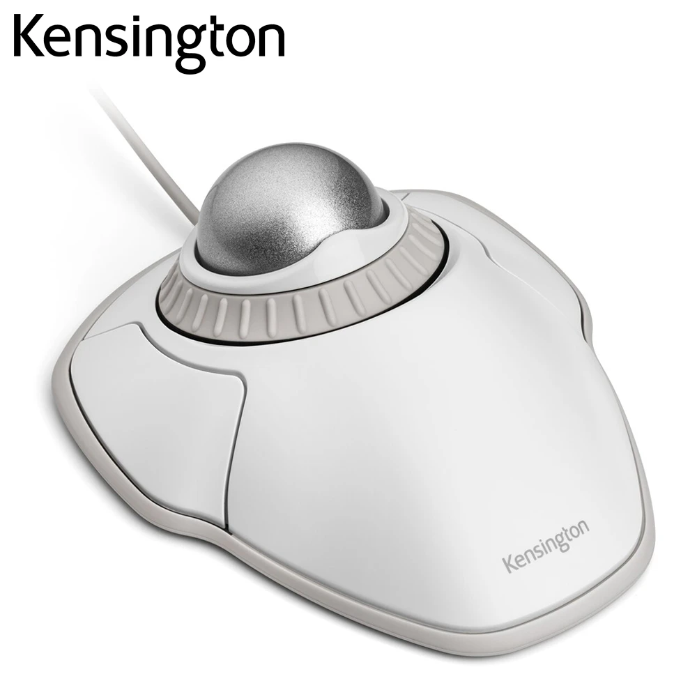 Kensington Original Orbit Trackball Mouse with Scroll Ring Optical USB ...