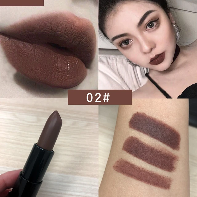 Dark Brown Matte Lipstick