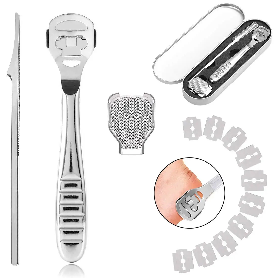 Foot-Callus-Shaver-Heel-Hard-Skin-Remover-Hand-Feet-Pedicure-Razor-Tool ...