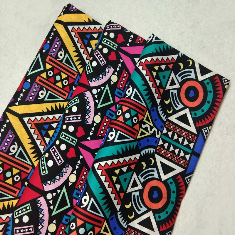 Brand-New-Vintage-African-Style-Abstract-Totem-Printed-100-Cotton ...