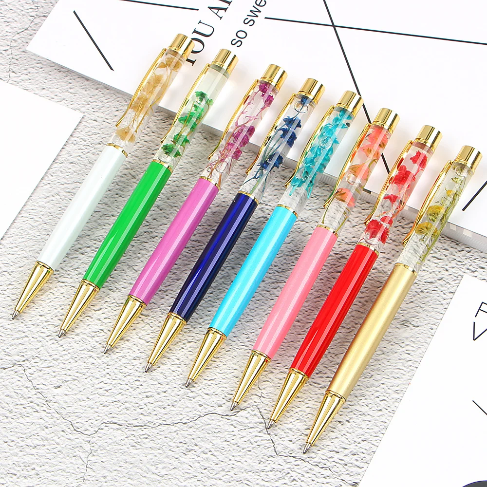 Creative ballpoint Pen Metal Ball Pens Office Supplies Rose Golden Rose ...