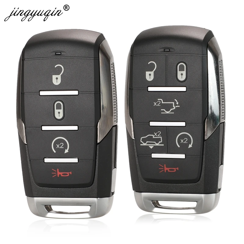 Jingyuqin Smart Remote Car Key Shell Case For Dodge Ram 1500 New Off ...