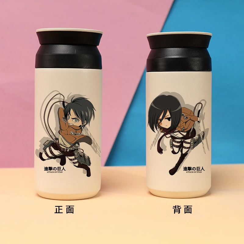 Water bottles Shingeki no Kyojin Eren Jaeger Mikasa Ackerman Armin ...