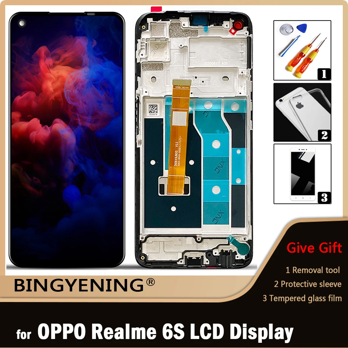 Original-For-OPPO-Realme-6S-RMX2002-LCD-Display-Screen-Touch-Digitizer ...