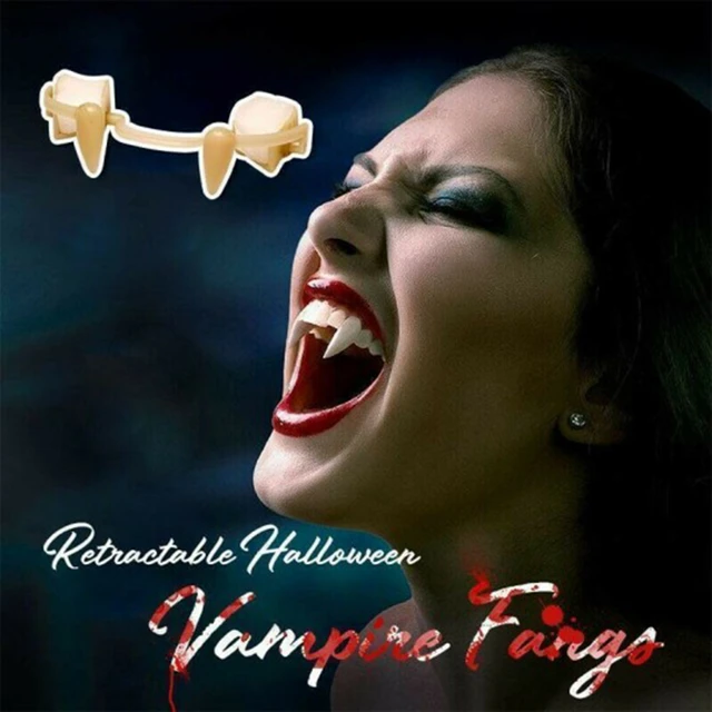 Vampire Fangs With Blood