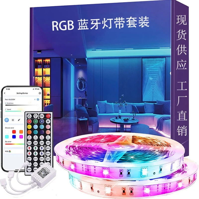 Led Strip Lights,65 Feet Smart RGB Rope Lights With Remote Control ...
