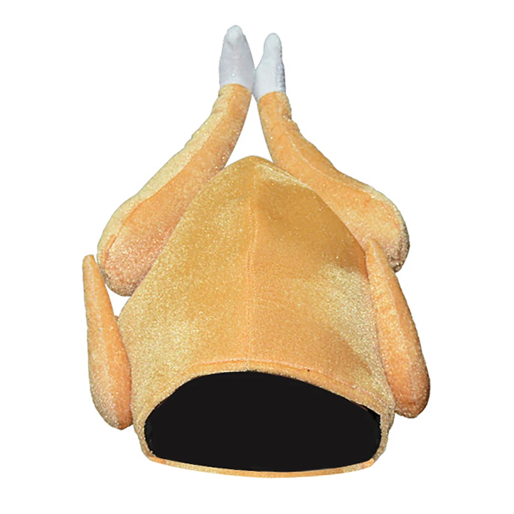 Funny Cloth Roasted Turkey Hat Thanksgiving Day Party Festival ...
