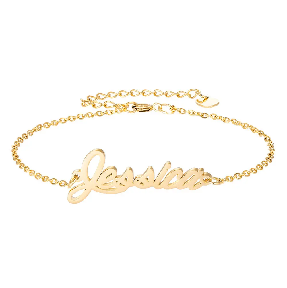 Jessica-Name-Bracelet-for-Women-Girl-Jewelry-Stainless-Steel-Gold ...