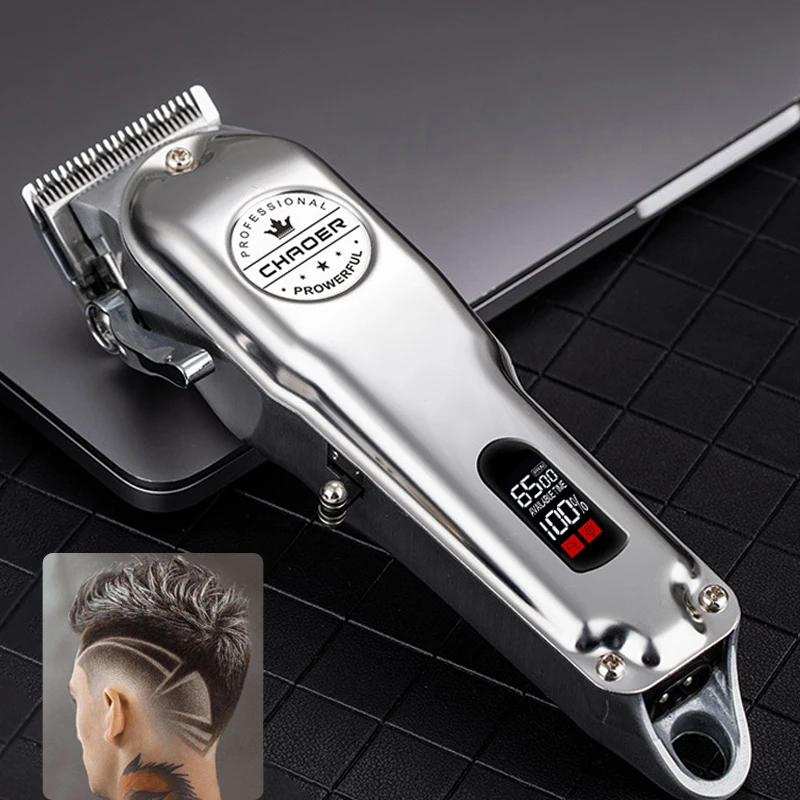 All-Metal-Hair-Trimmer-Machine-Beard-Clipper-Electric-Shaver-for-Men ...