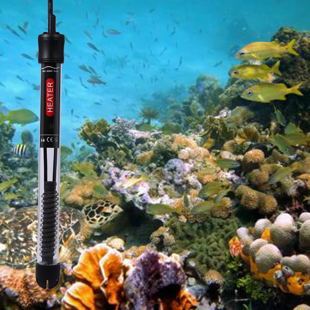 Fish Tank Water Heat Supplies Submersible 110V 220V Adjustable ...