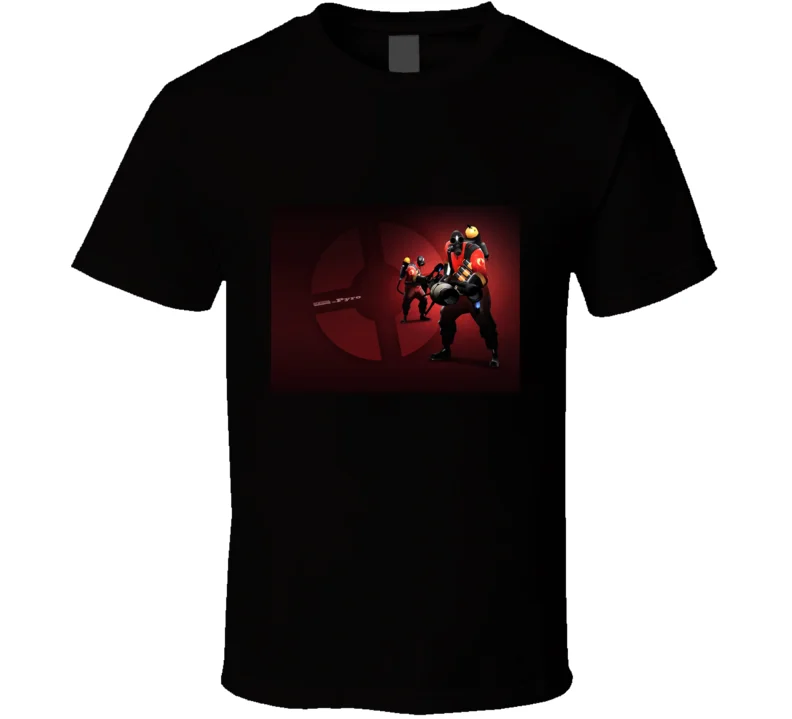 Camiseta de Pyro Team Fortress 2 Tf2 para hombre, ropa para mujer ...
