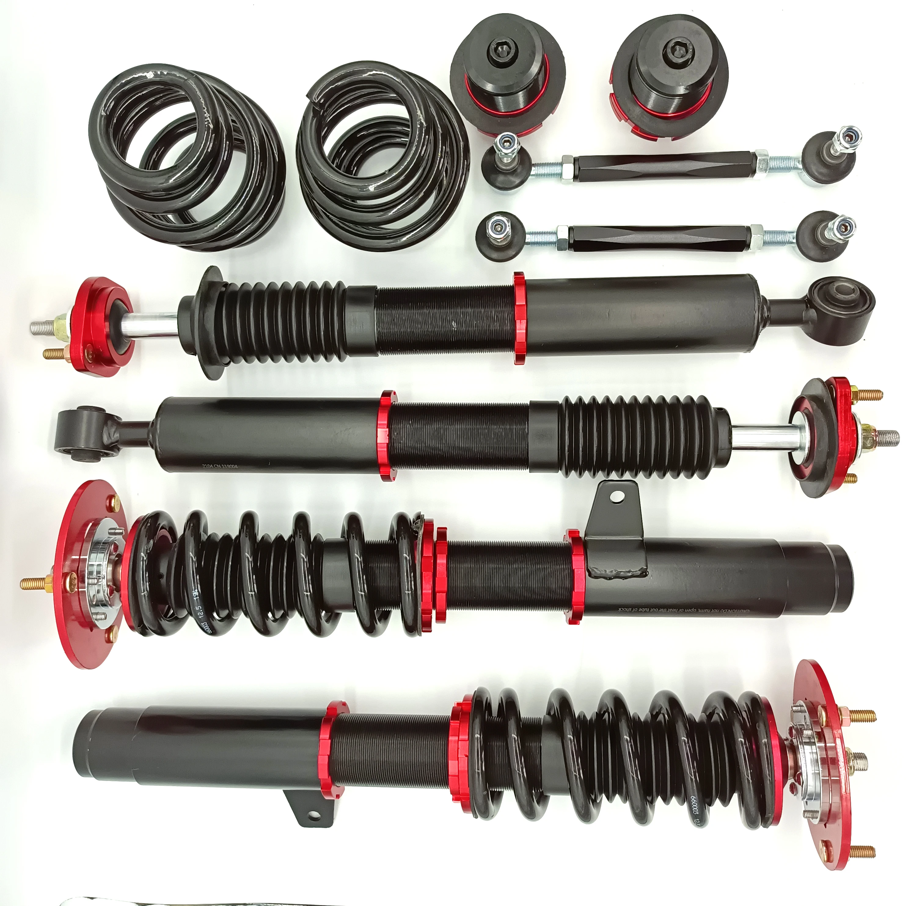 New Complete Kit Adjustable Height Coilovers Struts Fit For BMW E46 New Complete Kit Adjustable Height Coilovers Struts Fit For BMW E46
