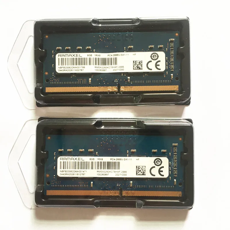 RAMAXEL DDR4 8GB 2666 RAMS 8GB 1Rx8 PC4-2666V -SA1-11 ddr4 8gb 2666mhz laptop memory ...