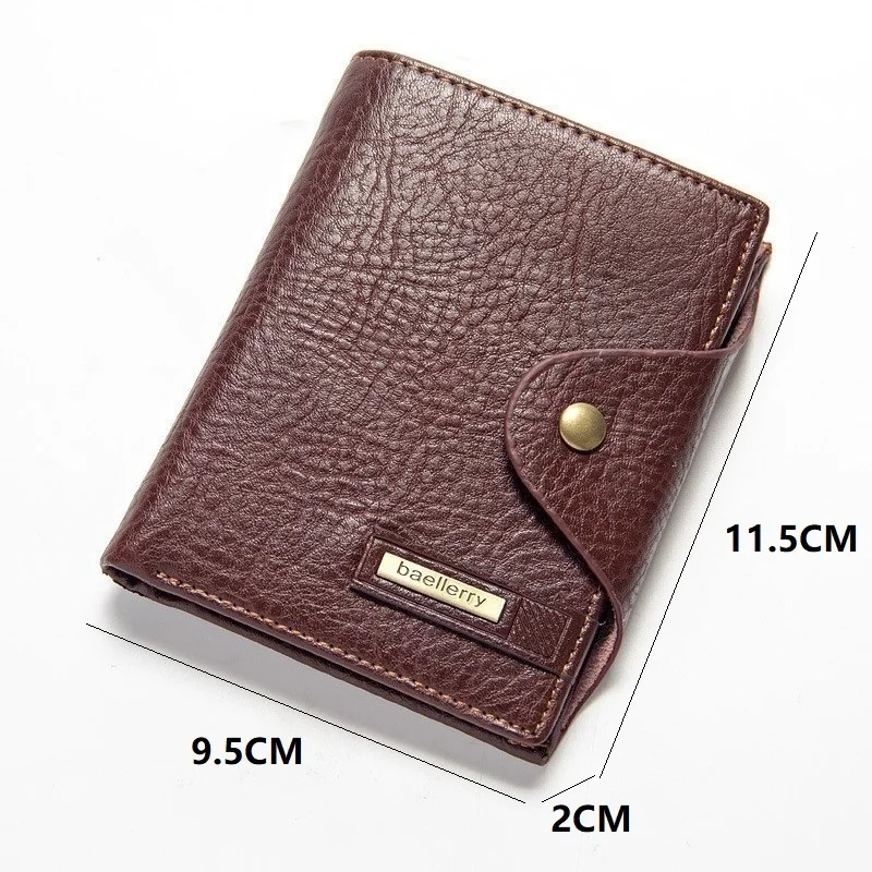 Vintage Men Wallet Genuine Leather Clutch Male Coin Purse Passport ...