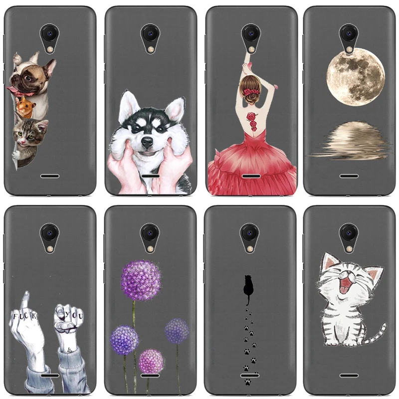 Funda-de-cristal-para-Meizu-M9C-Pro-cubierta-trasera-estampada-de-TPU ...