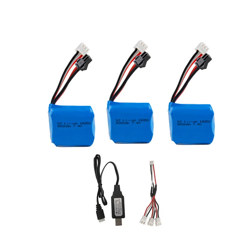 7.4v 800mAh 18350 battery for H100 H102 H106 Li-ion Battery